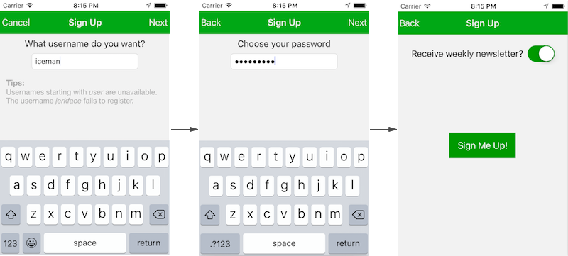 Creating an iOS Wizard UI in Swift | iJoshSmith